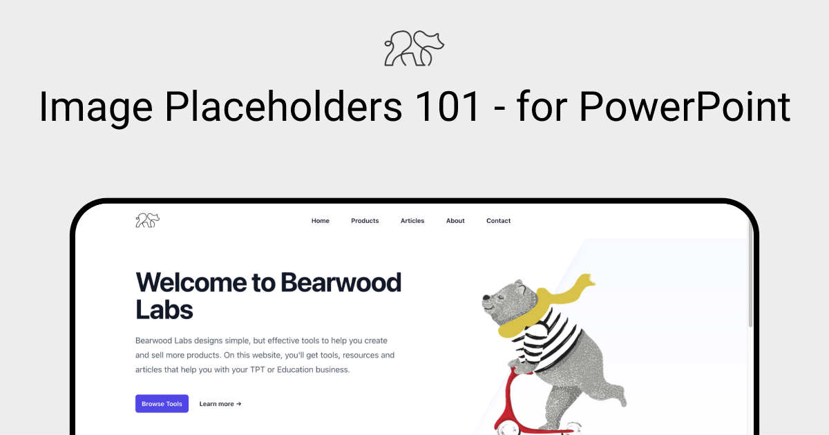 Image Placeholders 101 - for PowerPoint