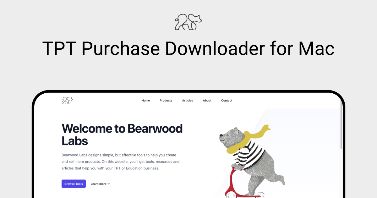 TPT Purchase Downloader for Mac