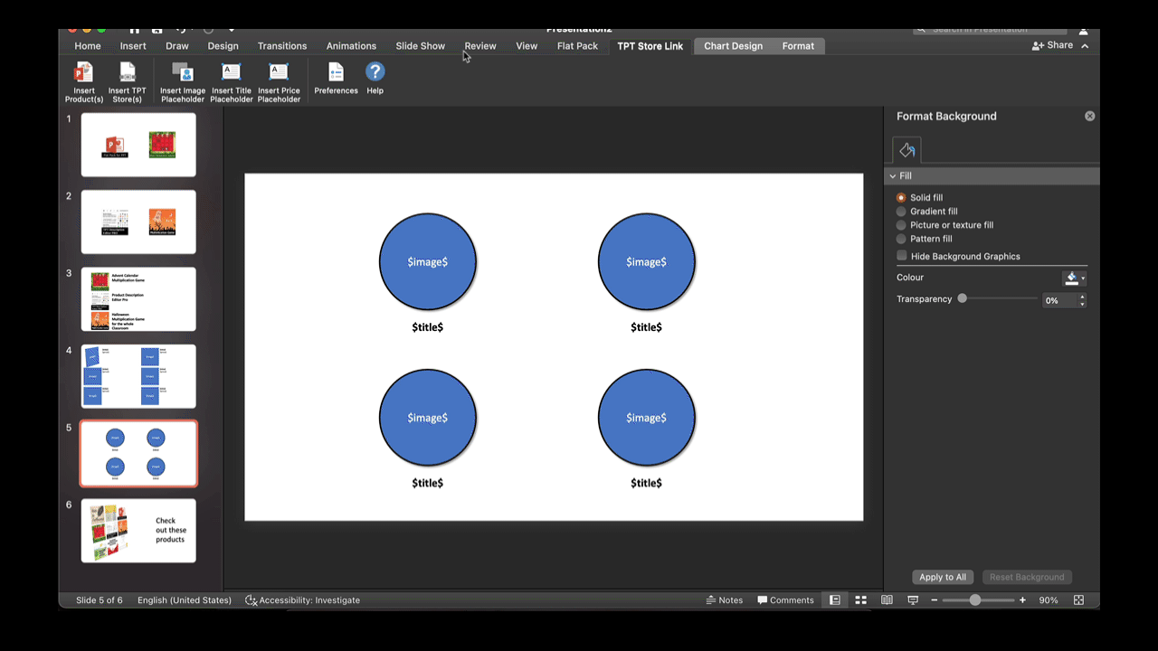 TPT Store Link - PowerPoint Add-in