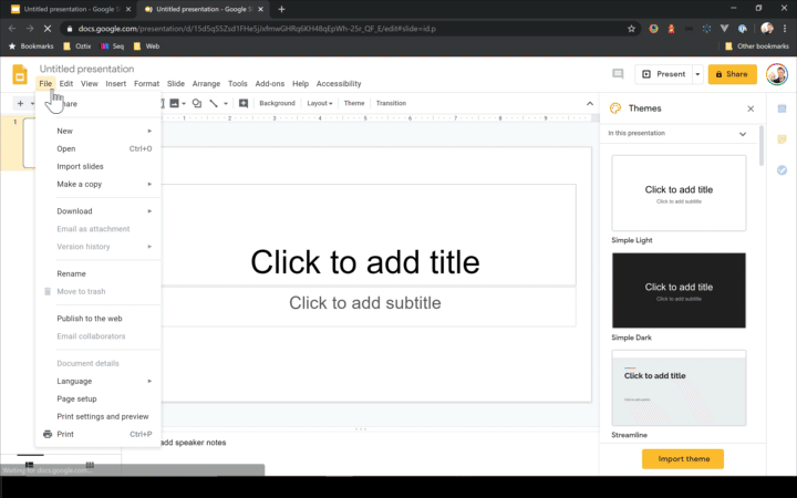 Create an interactive time telling activity for Google Slides